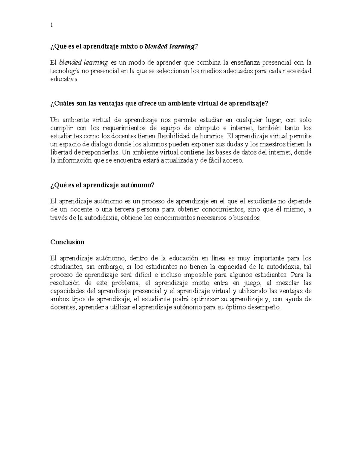 A6 Estrategias - Tarea - 1 ¿Qué es el aprendizaje mixto o blended ...