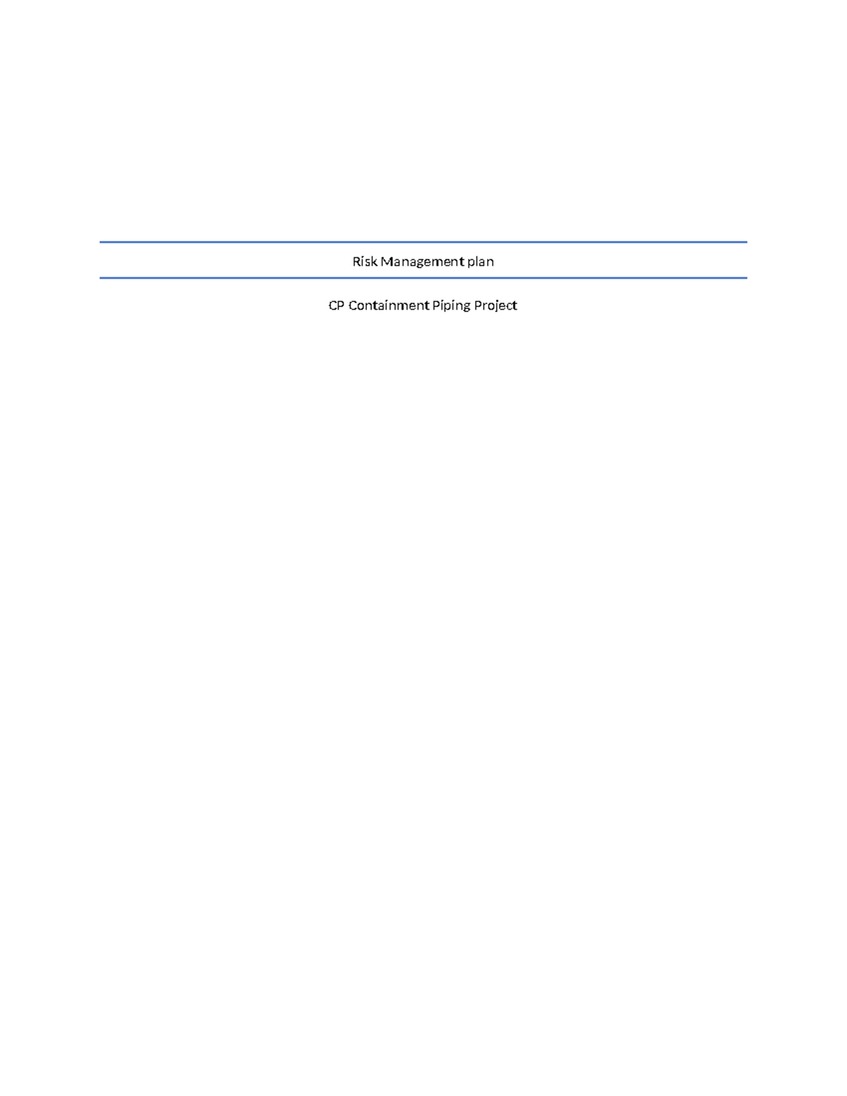 MGMT8650 Risk Management Plan Template Student - Risk Management plan ...