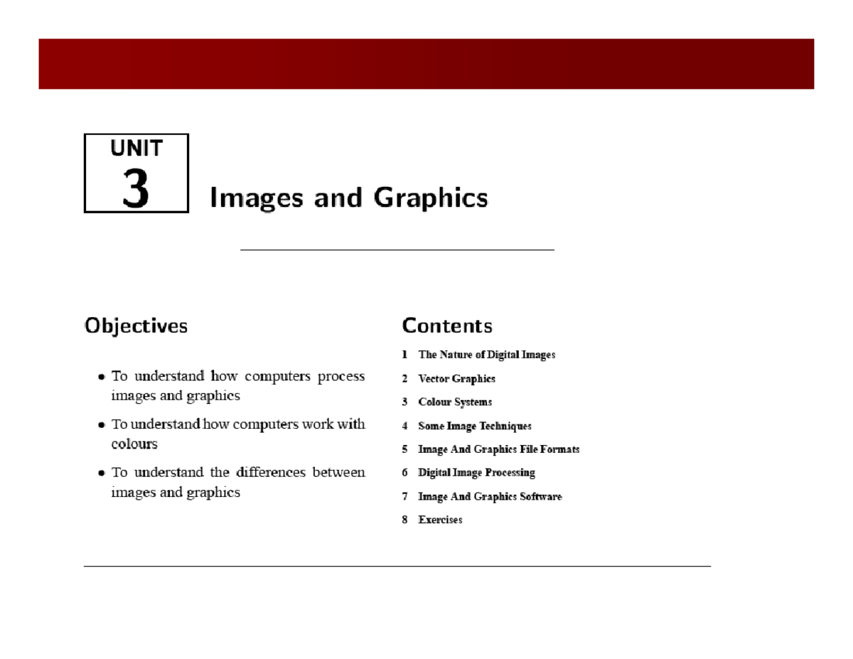 3-Image-Graphics - Lecture notes 3 - CSIT - Studocu