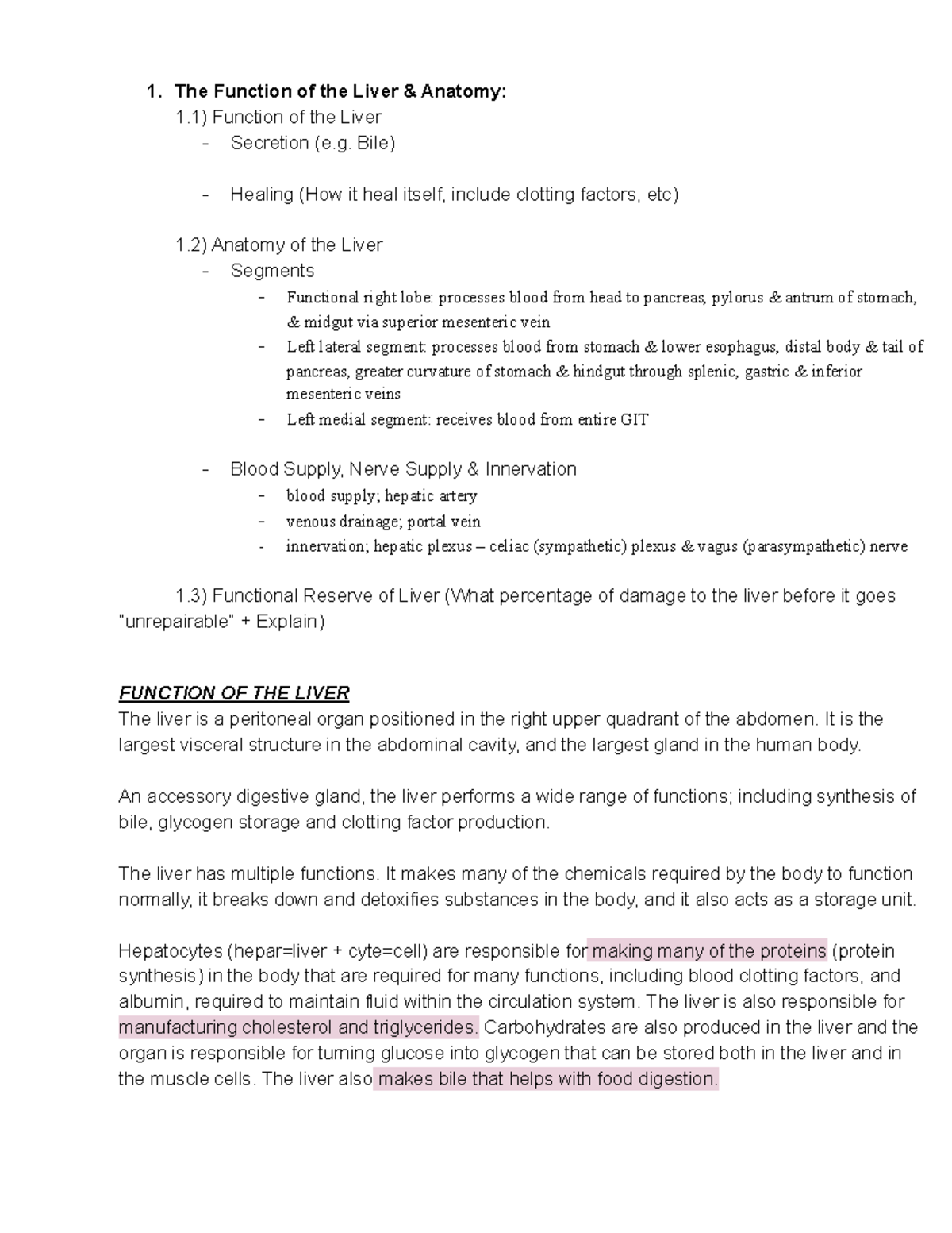 Sem 3 PBL GI Case 2 - problem based learning - 1. The Function of the ...