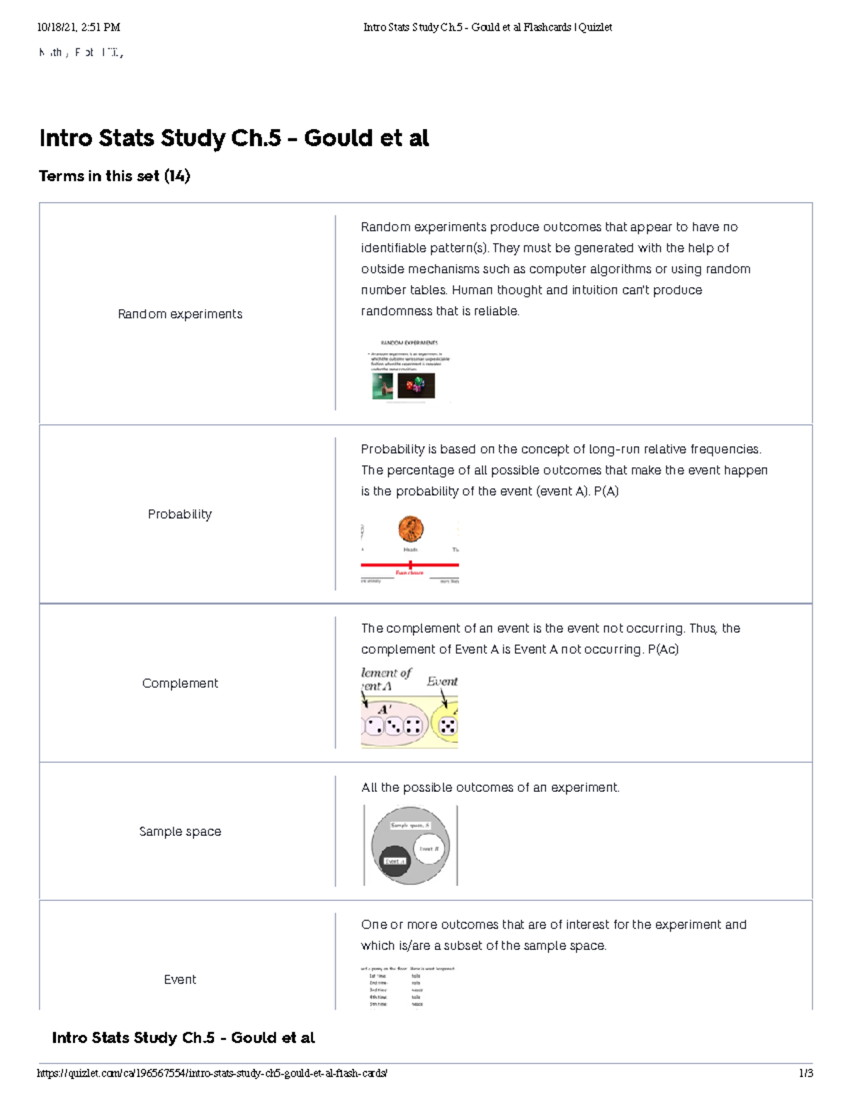 Stats chapter 5 notes in a List of terms for study - 10/18/21, 2:51 PM ...
