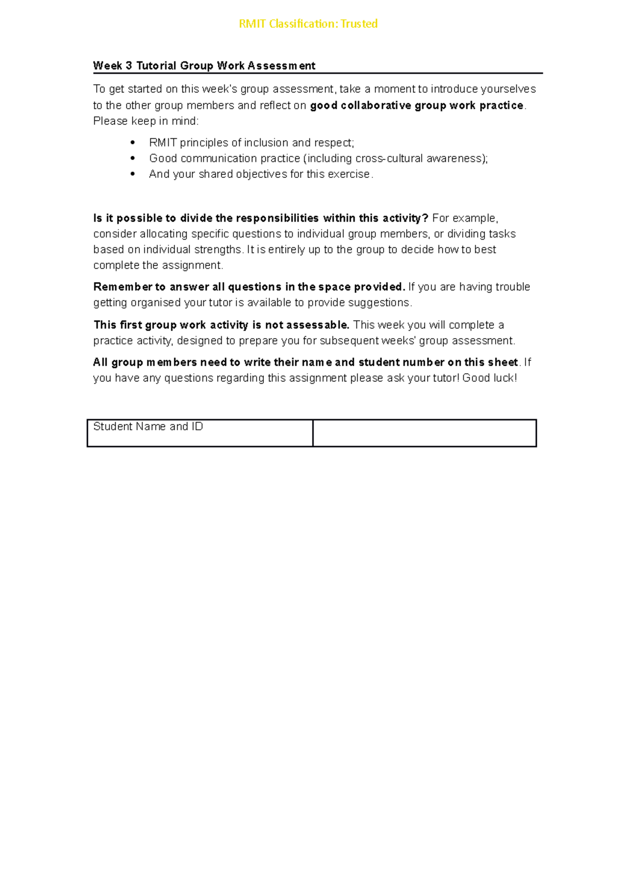 Week 3 tutorial groupwork case study-4 - Week 3 Tutorial Group Work Assessment To get started on ...