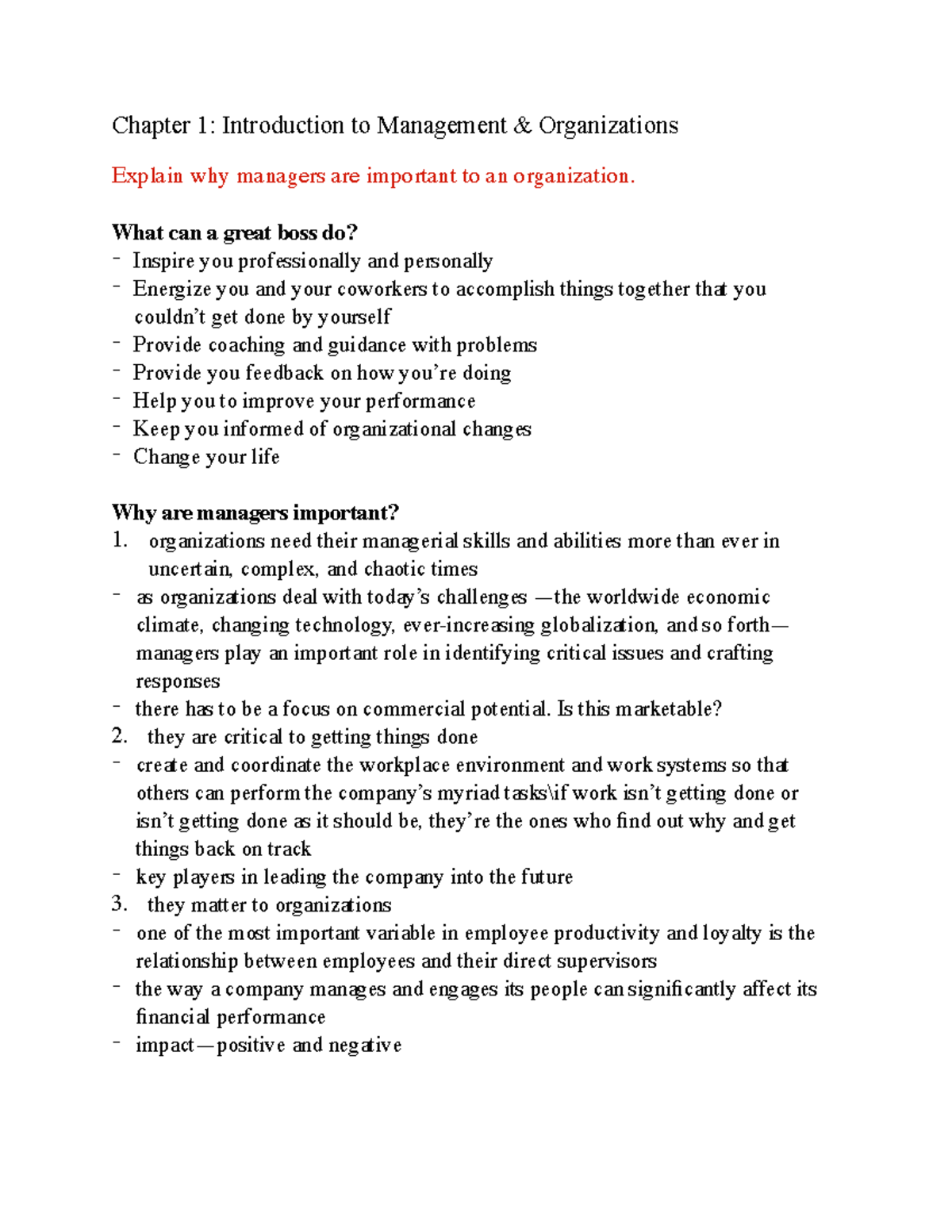 Adm 1300/1100 notes (chap 1 & 4 + module 1) - Chapter 1: Introduction ...