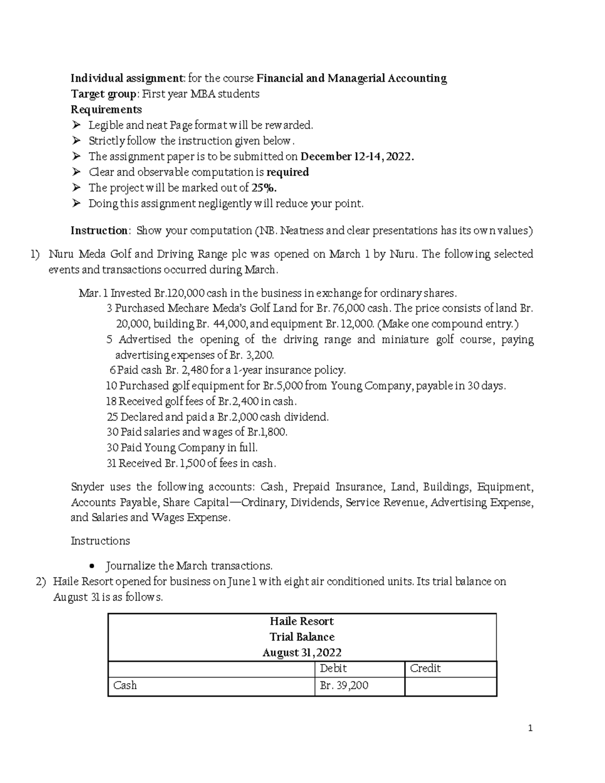 Individual Assignment - Strictly follow the instruction given below ...