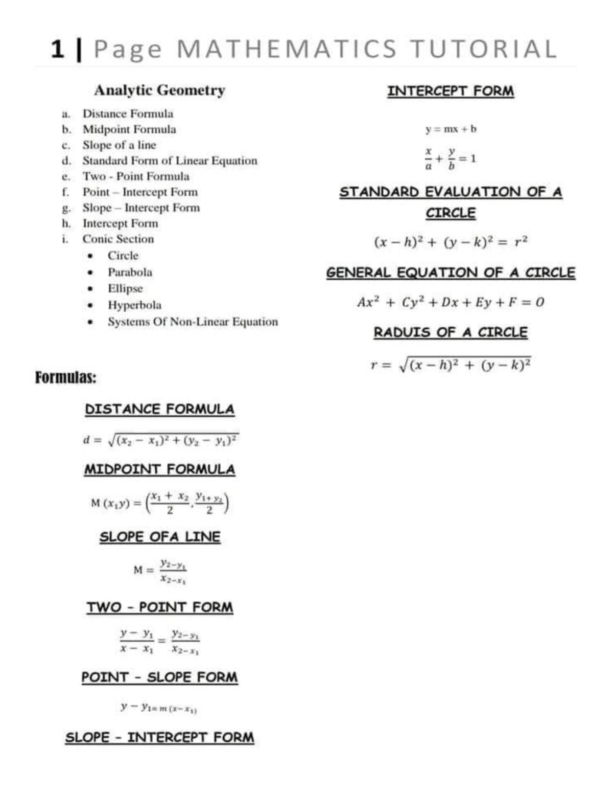 Pre cal - Mathematical Analysis II - Studocu