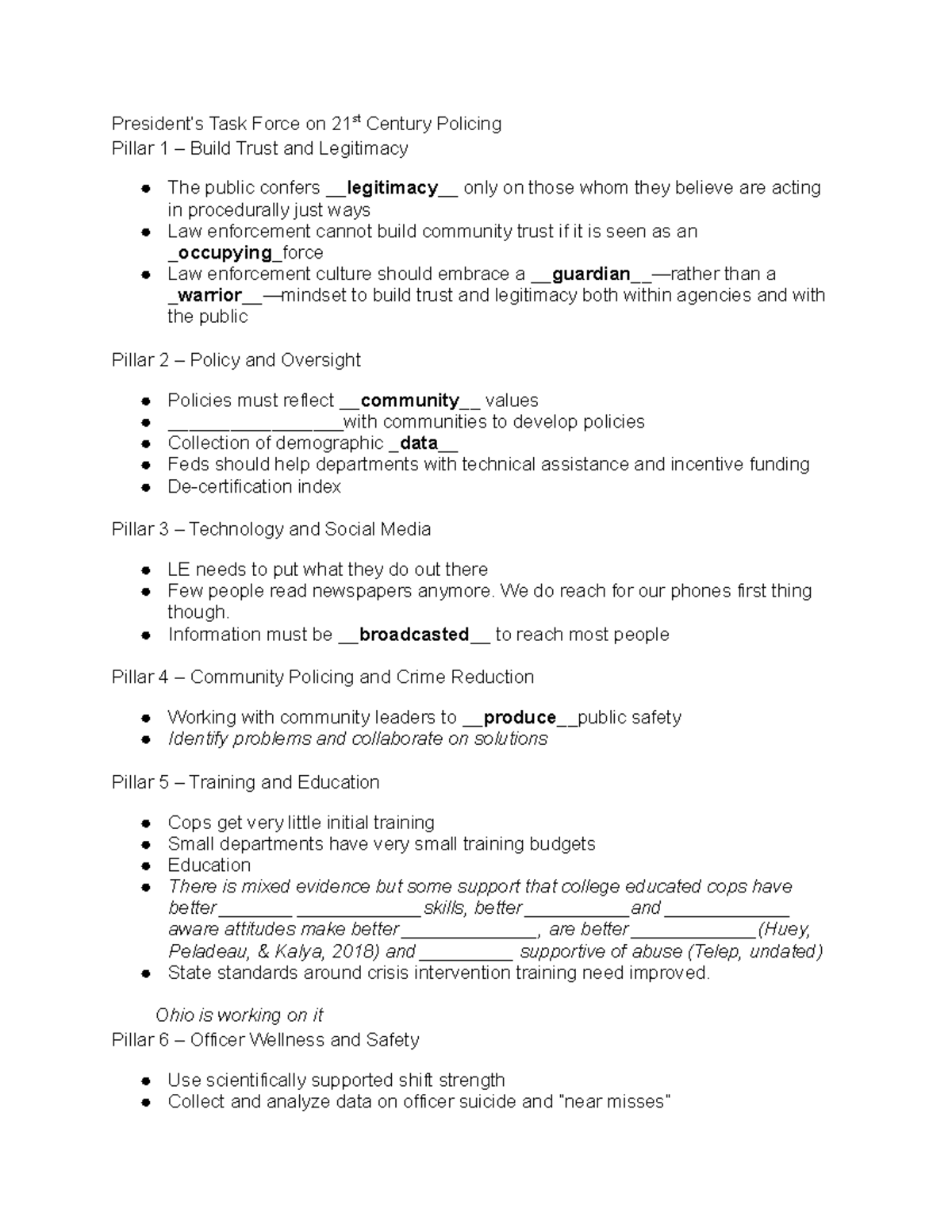 Untitled document-2 - notes - President’s Task Force on 21st Century ...
