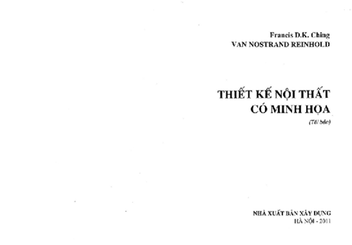 Interior Francis Ching p1 - Công nghệ thông tin - Studocu