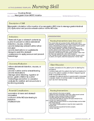 ATI- Med Surg Week 6 Active learning templates - 6311 - Studocu