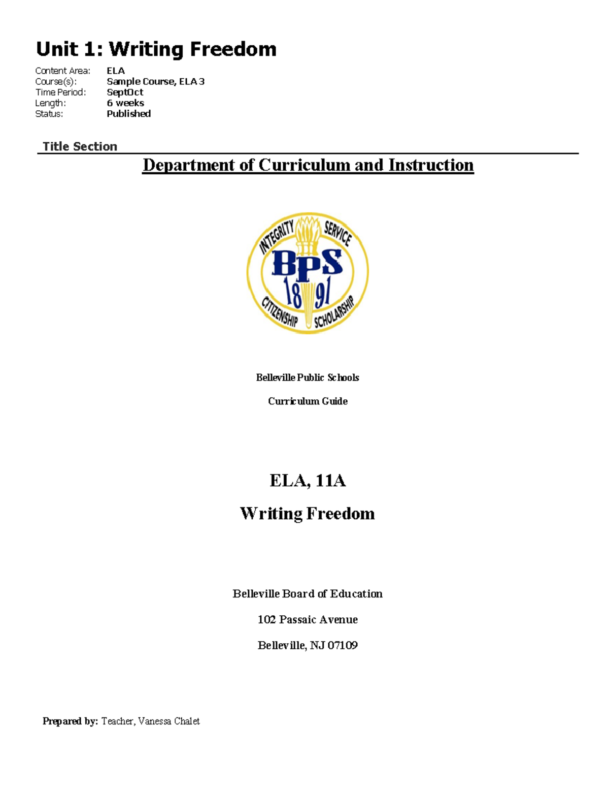 Unit Unit 1 Writing Freedom 20221206025904 - Unit 1: Writing Freedom ...