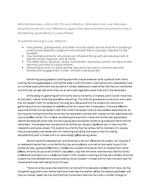 ECE455 CFE A Last Name, First Initial - Clinical Field Experience A ...