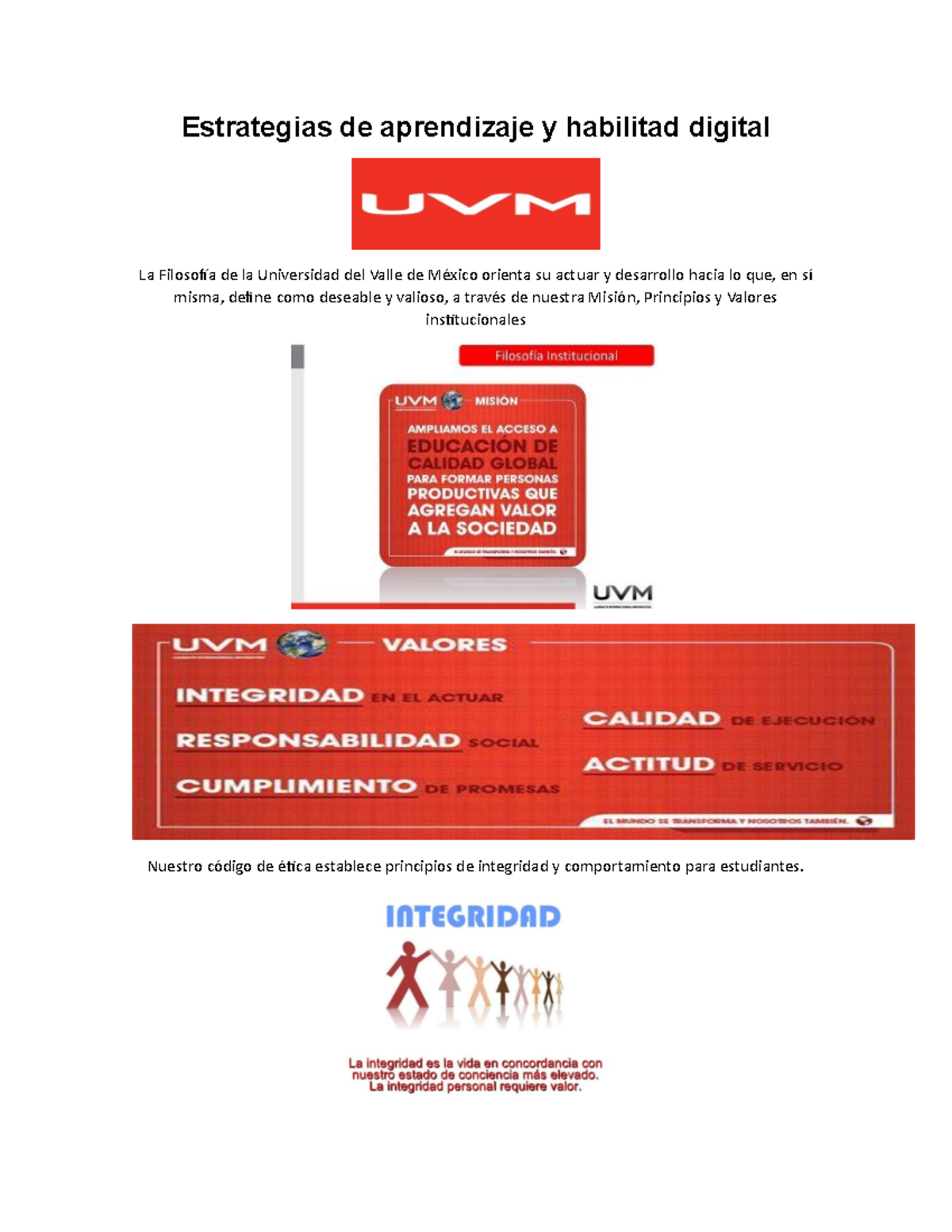 Uvm - Ninguna - Estrategias de aprendizaje y habilitad digital La ...