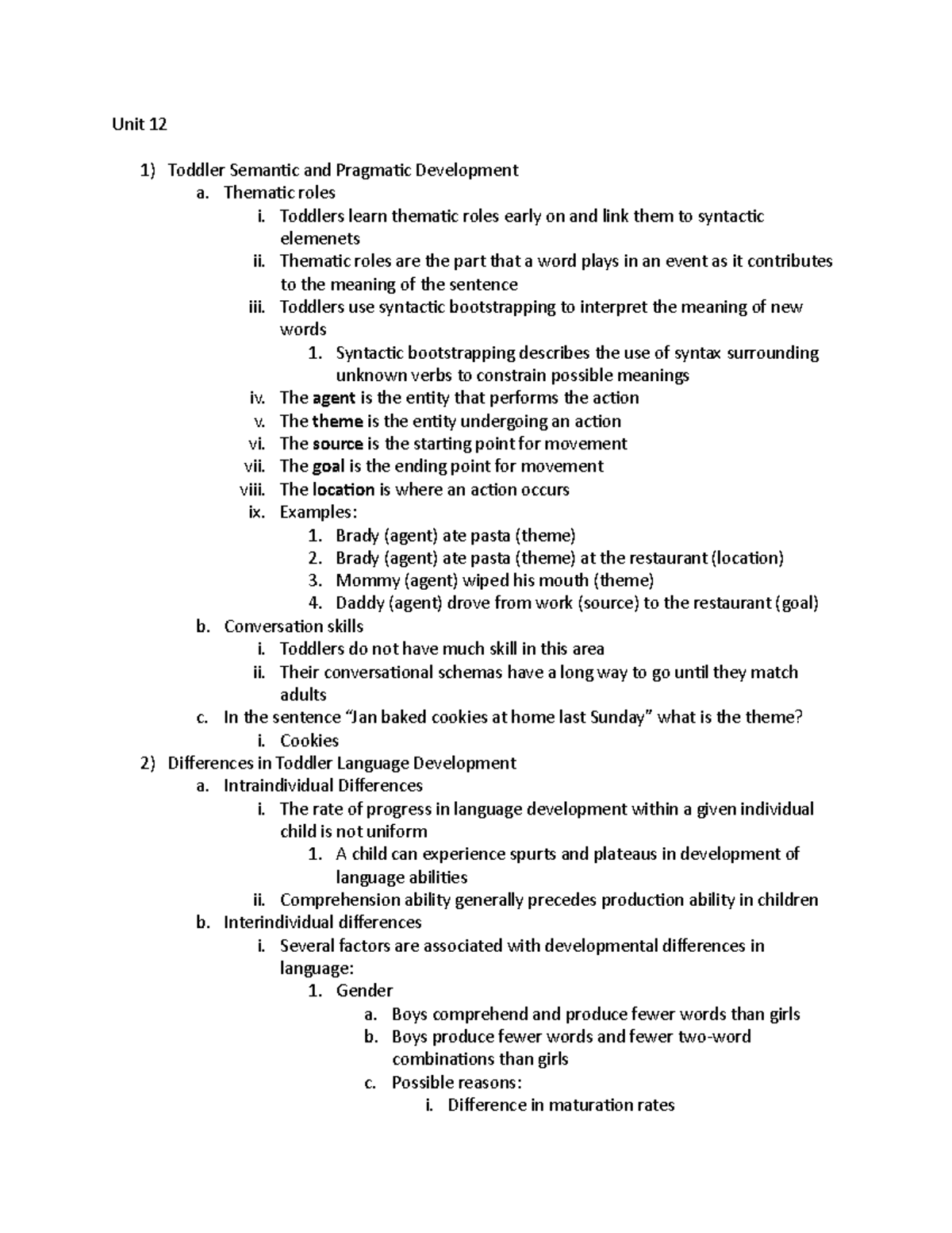 Unit 12 - unit 12 notes from online lecture videos (with quiz answers ...