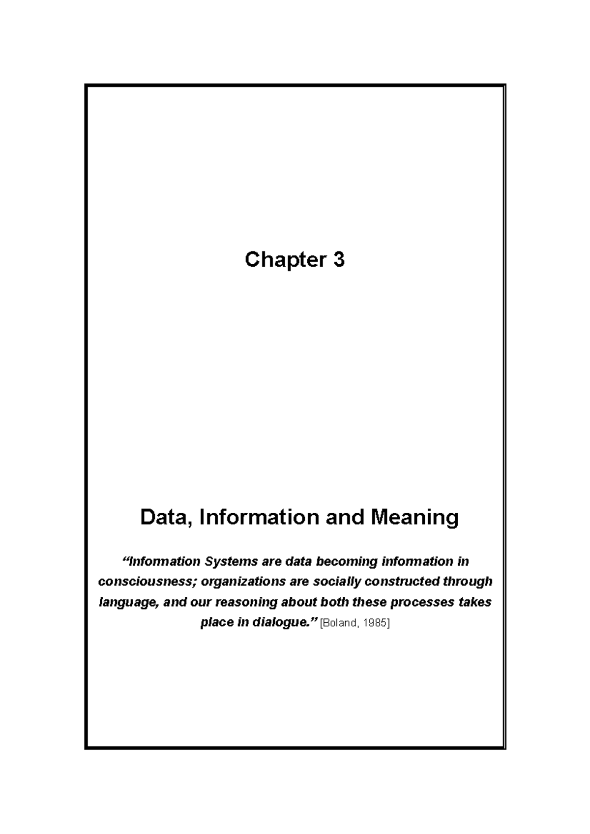 03chapter 3 - Lecturer Dr John ndia PhD - Chapter 3 Data, Information ...