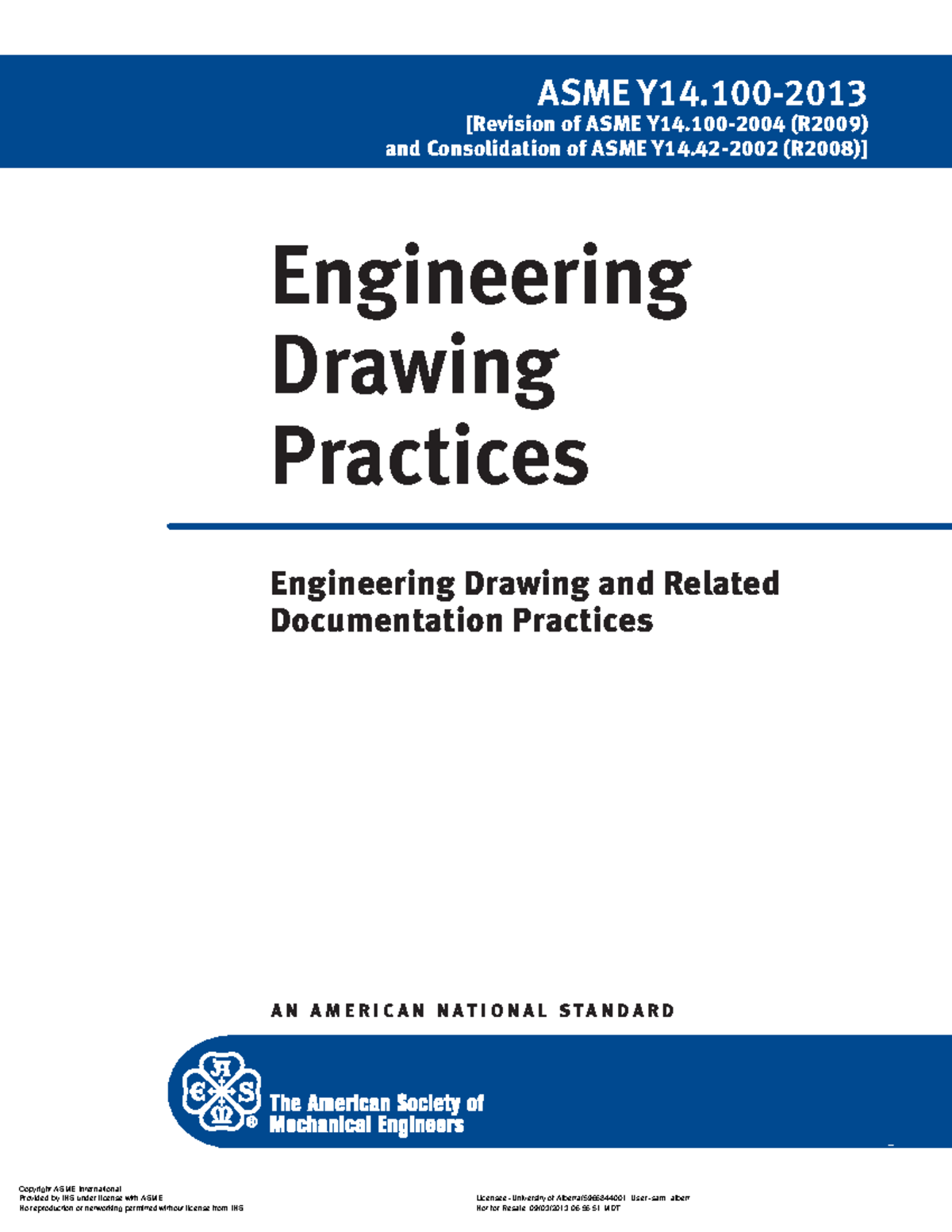 ASME Y14.100-2013 - Engineering Drawing Practices (The American Society ...