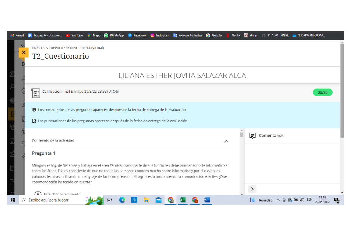 T2B PPP Salazaralcalilianaestherjovita - practicas pre profesionales - Studocu