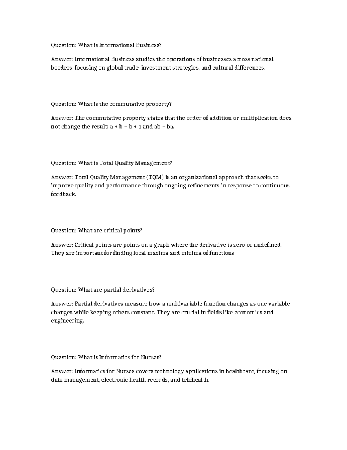 Emulge crosby flaggery - Question: What is International Business ...