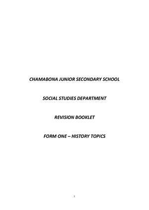 Social Studies Notes 2018 (1) 220715 080130 - SOCIAL STUDIES NOTES ...