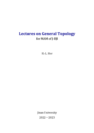 Lectures-GT-4 - Bases and sub-bases - Lectures on General Topology for ...
