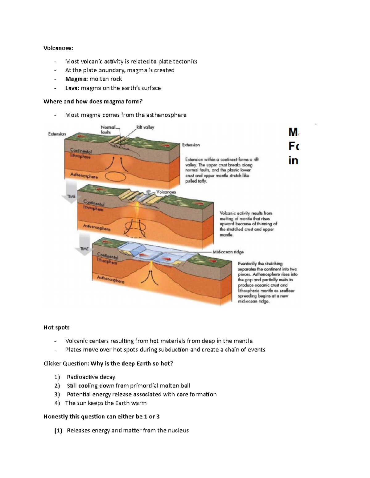 Volcanoes - Summary Global Environmental Hazards - Volcanoes: Most ...
