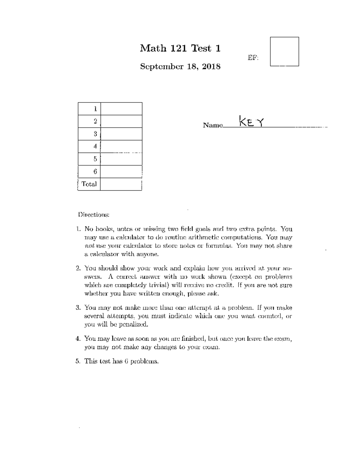 2018 Practice paper answers for the first exam - MATH 121 - Studocu