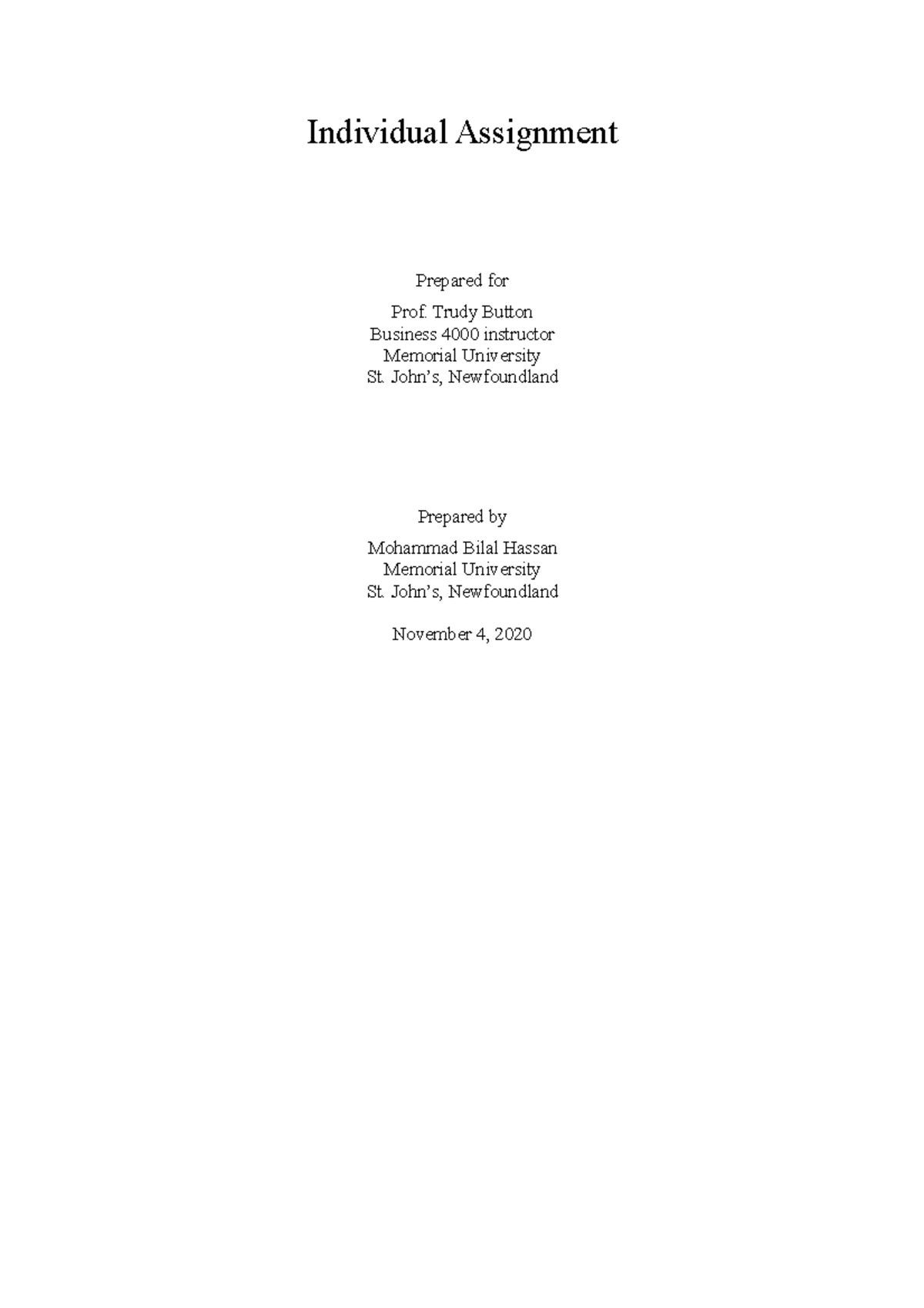 Individual Assignment Business Law 4000 - Individual Assignment ...
