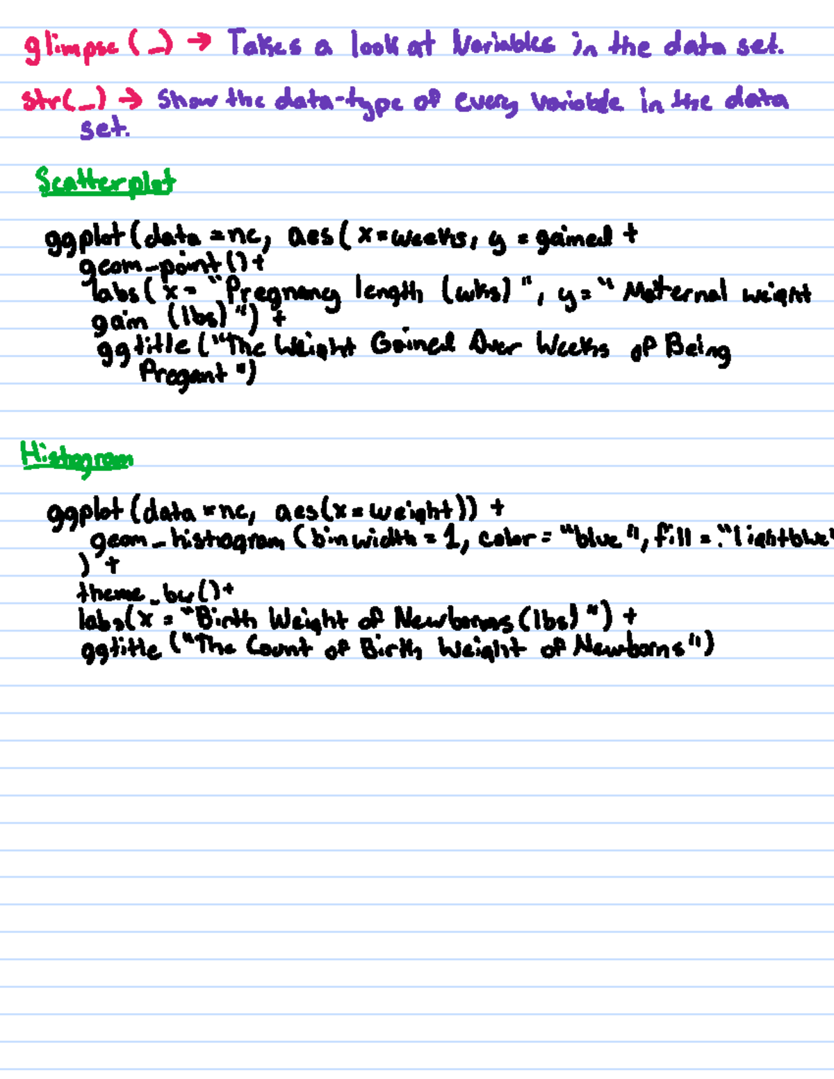 Data Camp Notes - STT 3850 - App State - Studocu