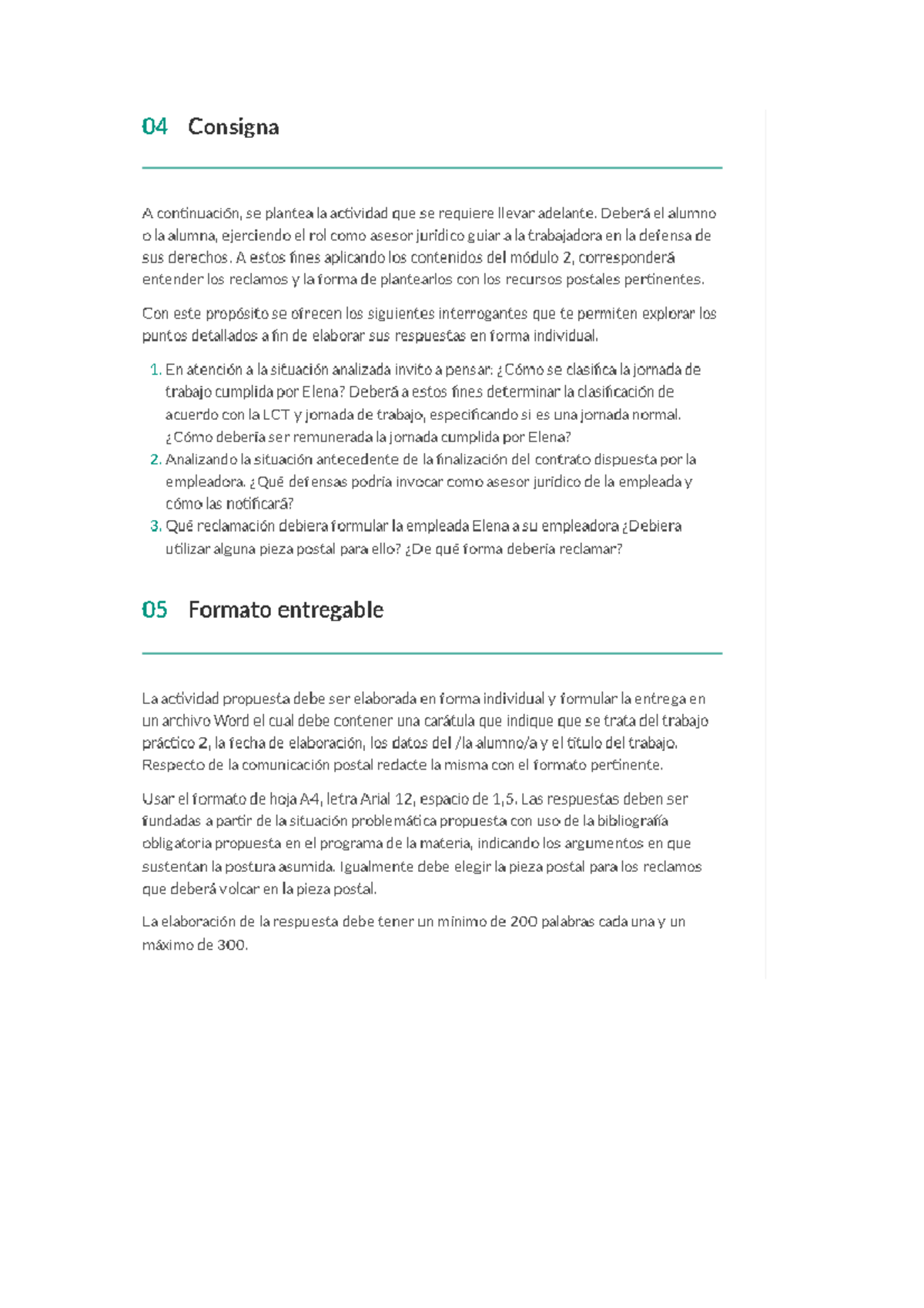 Consigna tp2 - qwe - Derechos Reales - Studocu