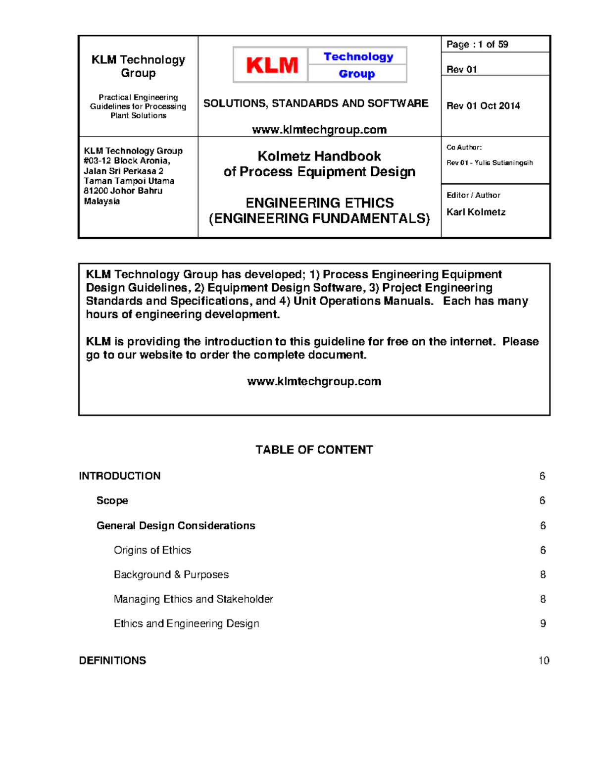 Engineering Fundamentals ethics rev web - KLM Technology Group ...