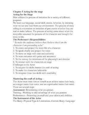 Chapter 4 Theatrical Genres - Chapter 4 Theatrical Genres Dramatic ...