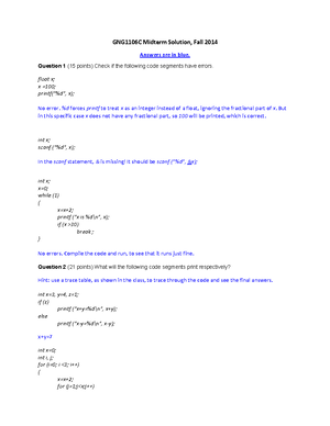 Solutions assignment 3 ceg3185 2020w - GNG1106 - uOttawa - Studocu