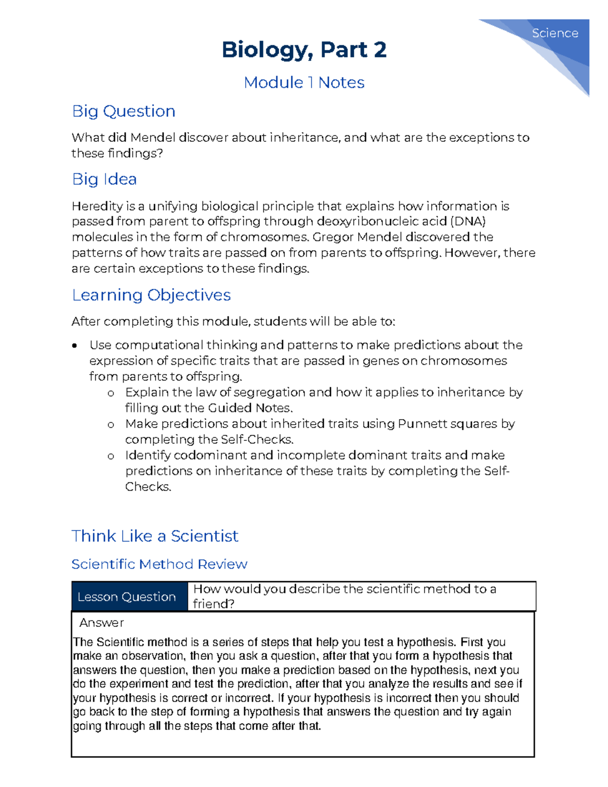 C801cefd 1183 47a4 ad57 a8b71e450a0a - Biology, Part 2 Module 1 Notes ...