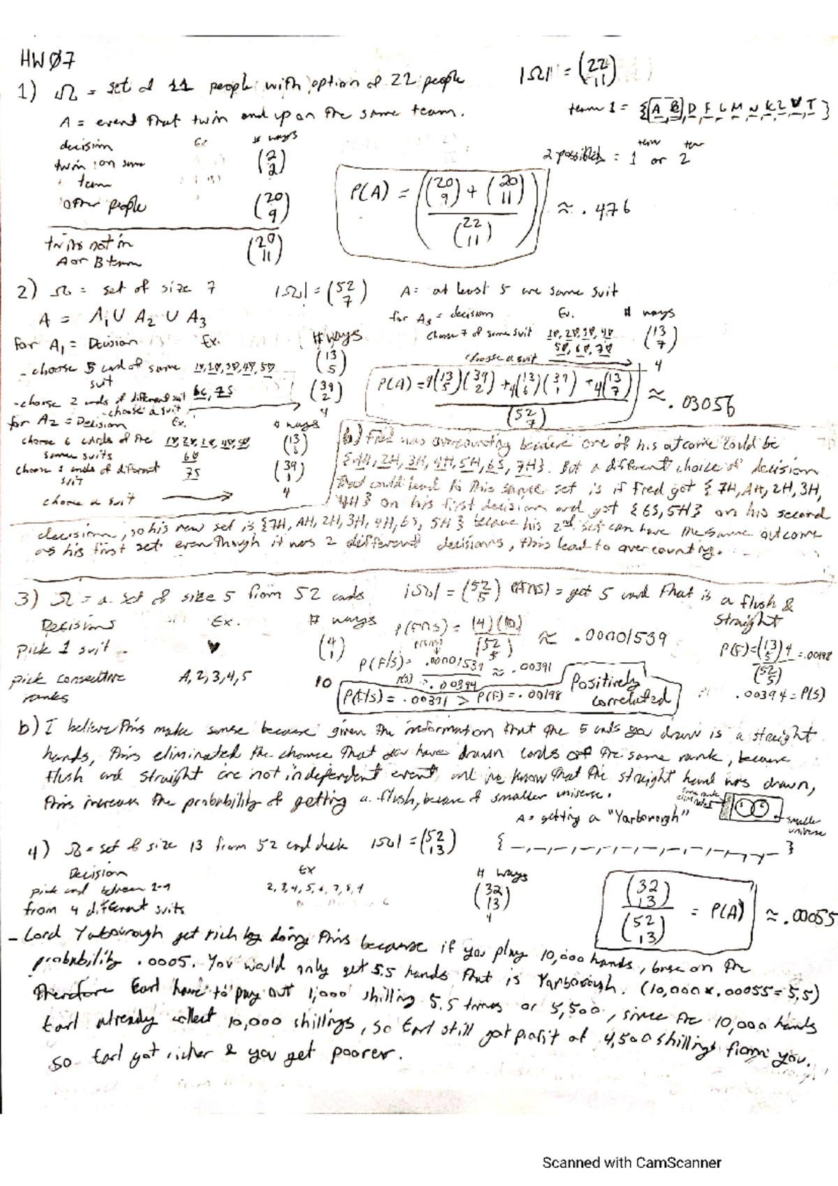 Hw7 - HW Questions plus answer - MATH 350 - Studocu