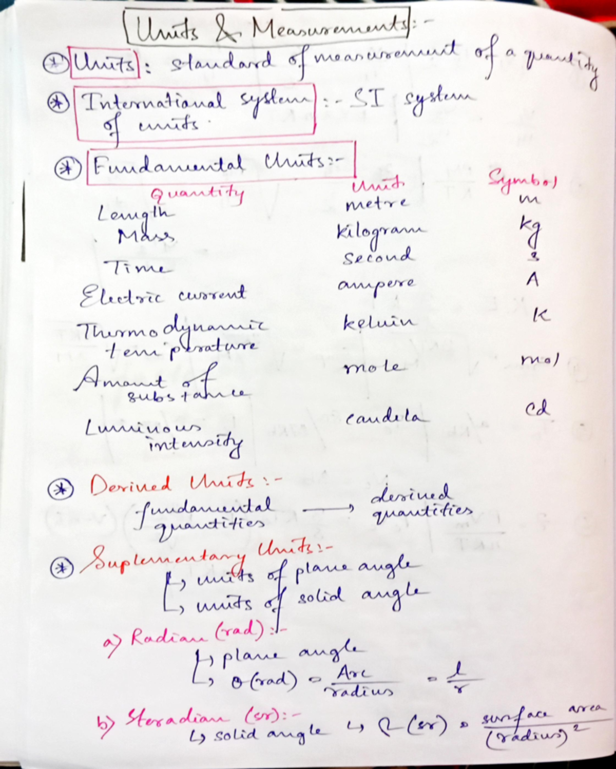 Physics Units AND Measurement - Cell biology - Studocu