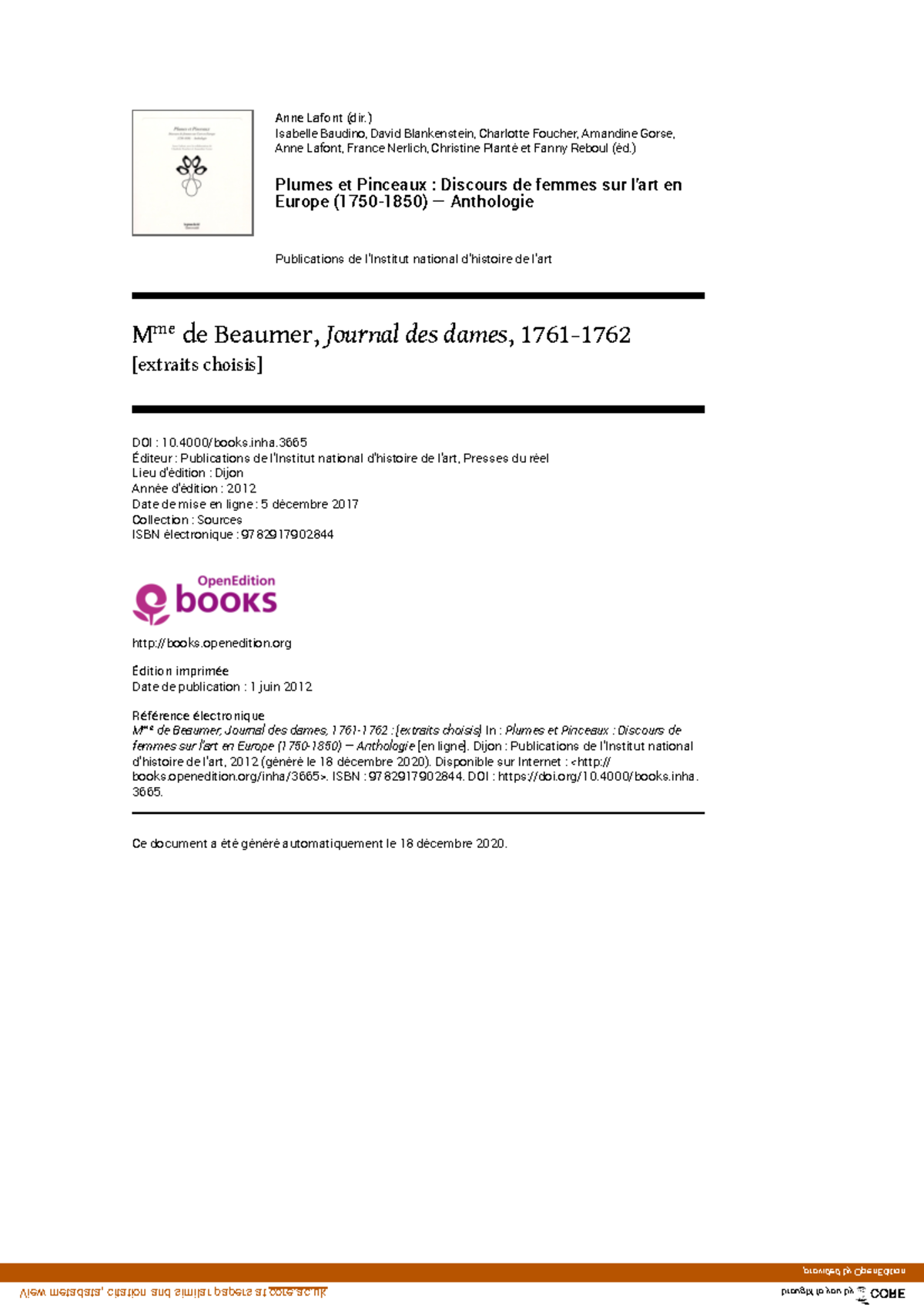 430359019 - Histoire - Anne Lafont (dir.) Isabelle Baudino, David ...