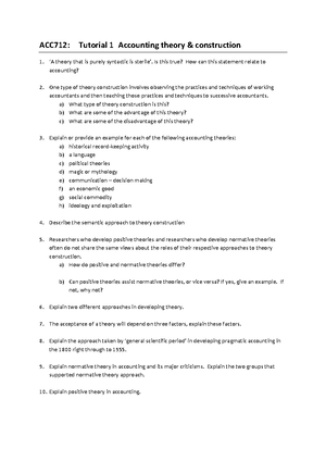 ACC711 Tutorial 4 Solution - ACC711: ADVANCED ACCOUNTING PRACTICE ...