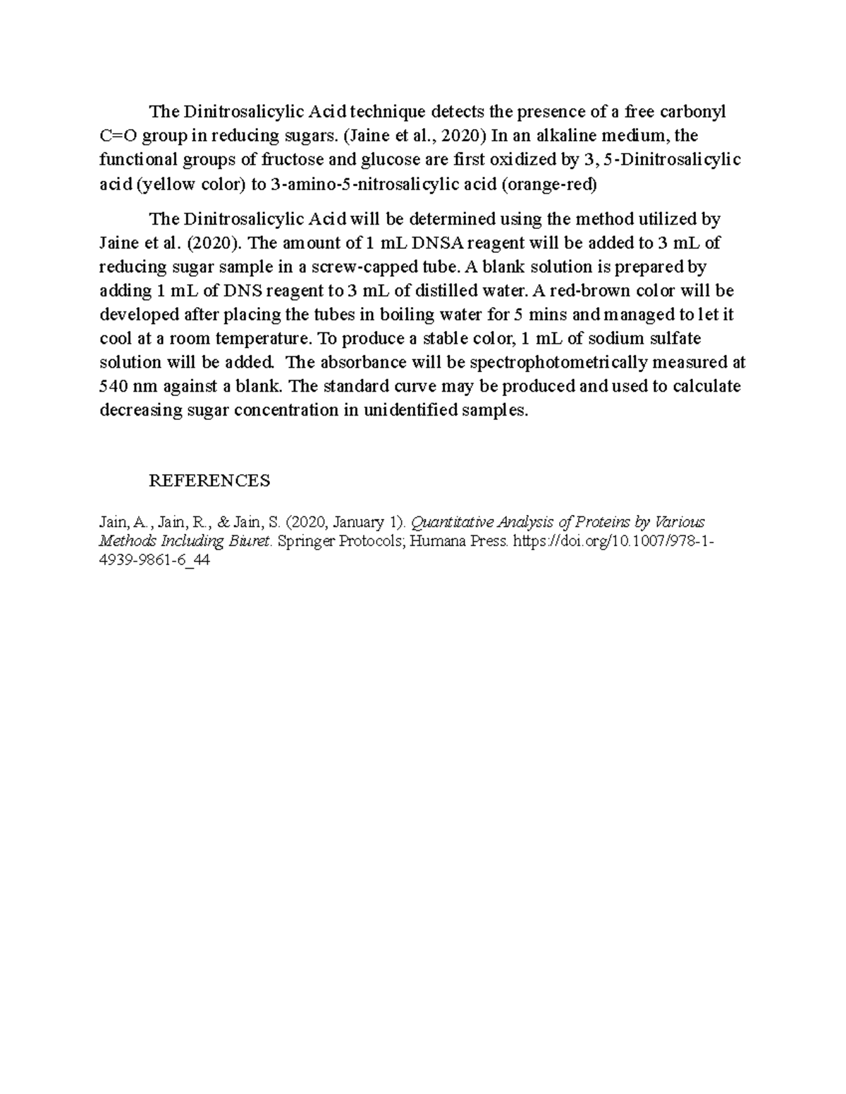 DNSA - It's about the process of our research - The Dinitrosalicylic ...