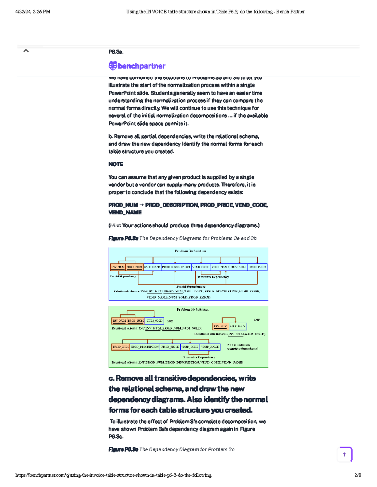 Norm 3 - Normalization - more than one product. (Hint: This table uses a composite primary key ...
