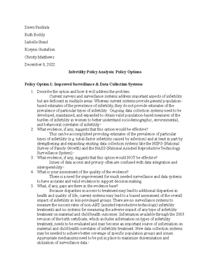 Policy Memo Final Calvin - Memorandum To: Xavier Becerra, Secretary of ...