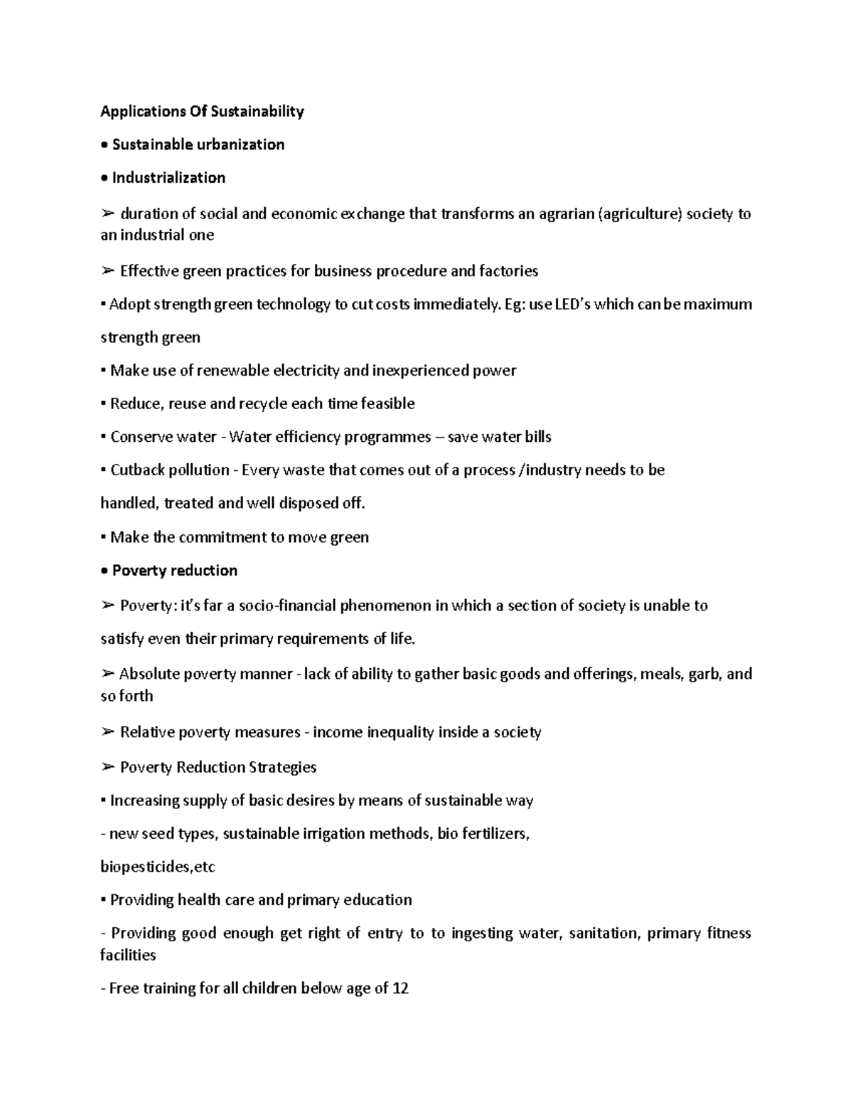Sustainable Engineering Module 5 PART 7 - **Applications Of ...