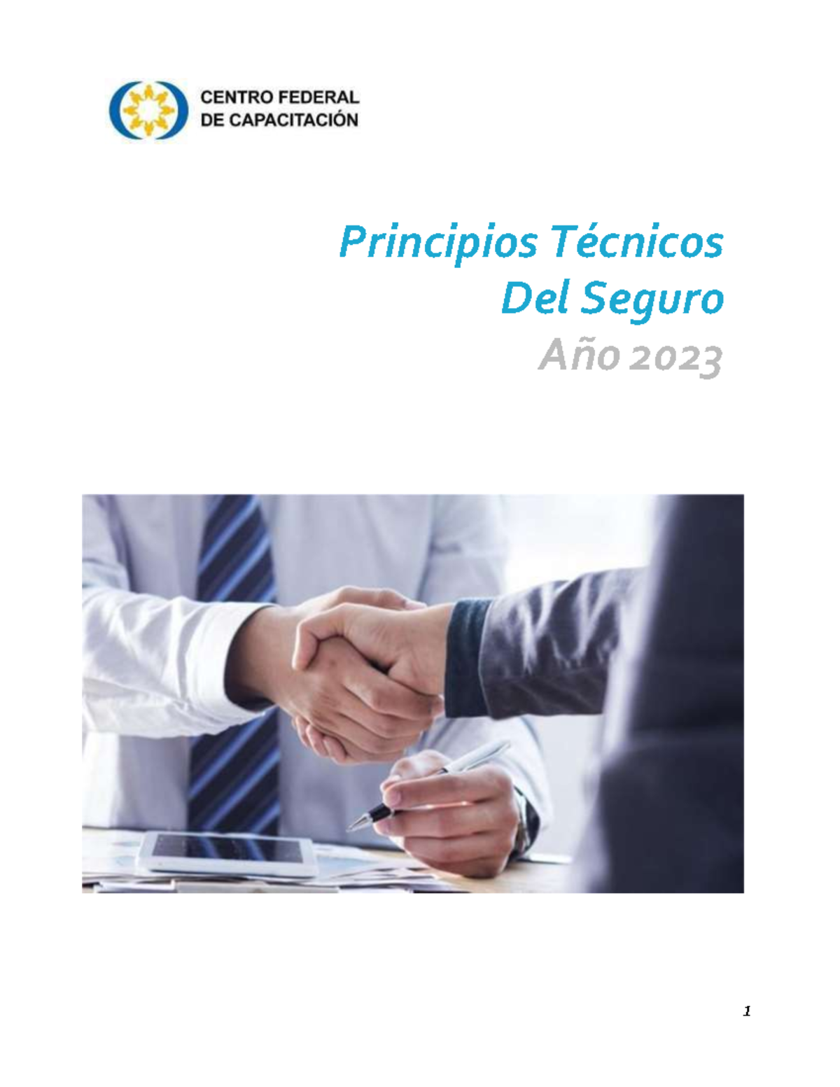 Principios Tecnicos DEL Seguro Y Reaseguros CFC 2023 - Principios Técnicos Del Seguro Año 2023 ...