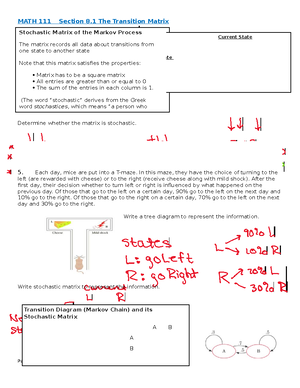 Section 1.4 The Method of Least Squares - MATH 111 Section 1 The Method ...