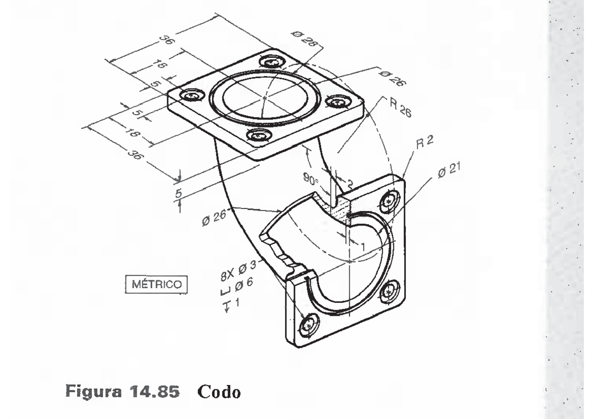 Codo de tuberia - Dibujo En Ingenieria - Studocu