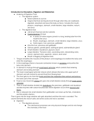 Module 1 - What Is Nutrition? Nutrition by definition is the science ...