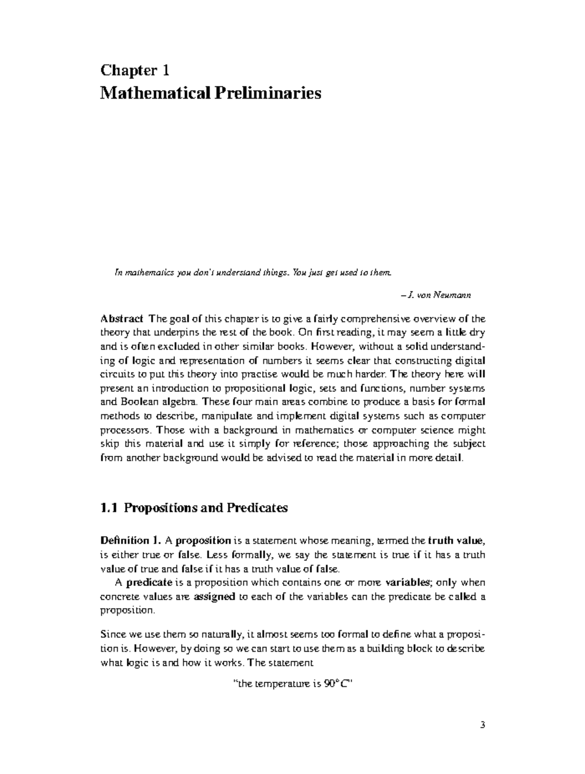CH01 - Lecture notes Chapter 1 - Chapter 1 Mathematical Preliminaries ...