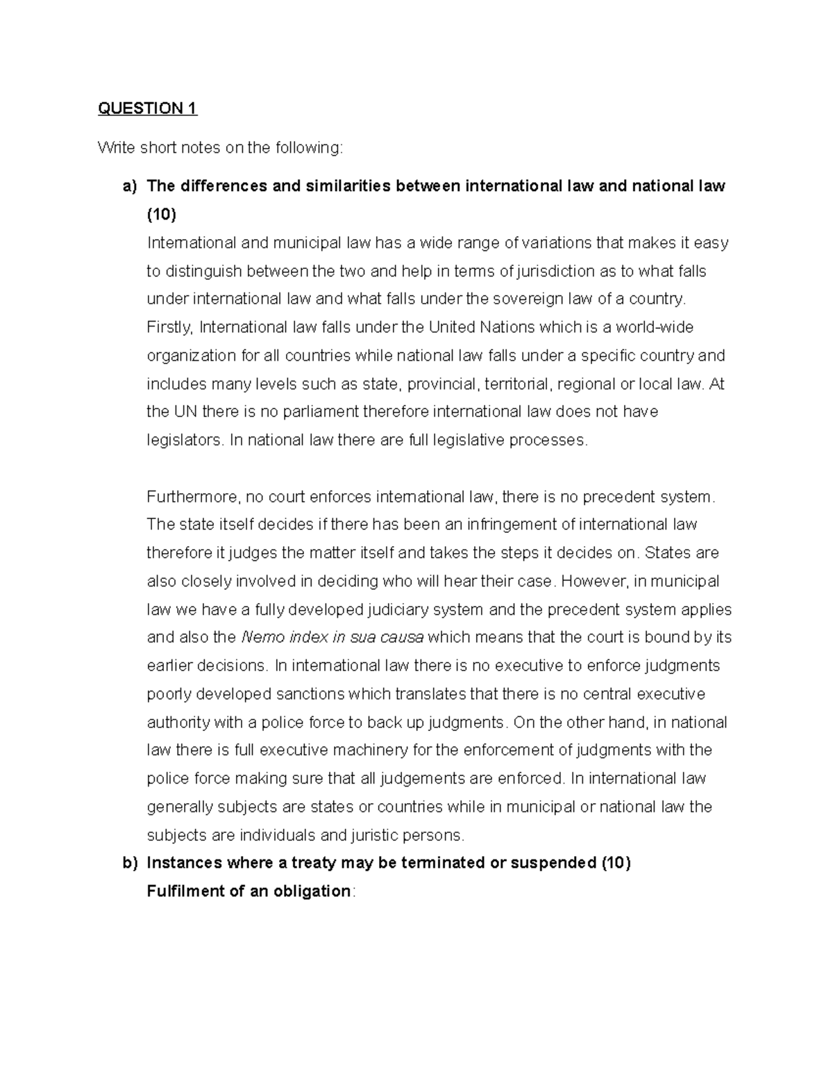 LCP 4801 International Law Portfolio 2021 - LCP4801 - Unisa - Studocu