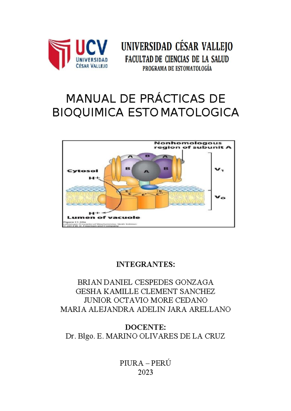 Bioquimica - MANUAL DE PRÁCTICAS DE BIOQUIMICA ESTO MATOLOGICA ...
