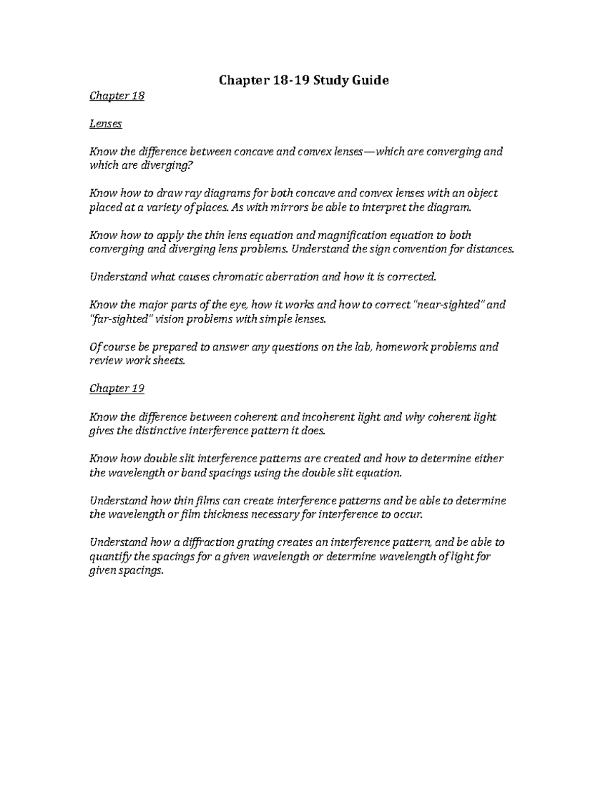 Chapter 18-19 Study Guide - ART 2A - Studocu