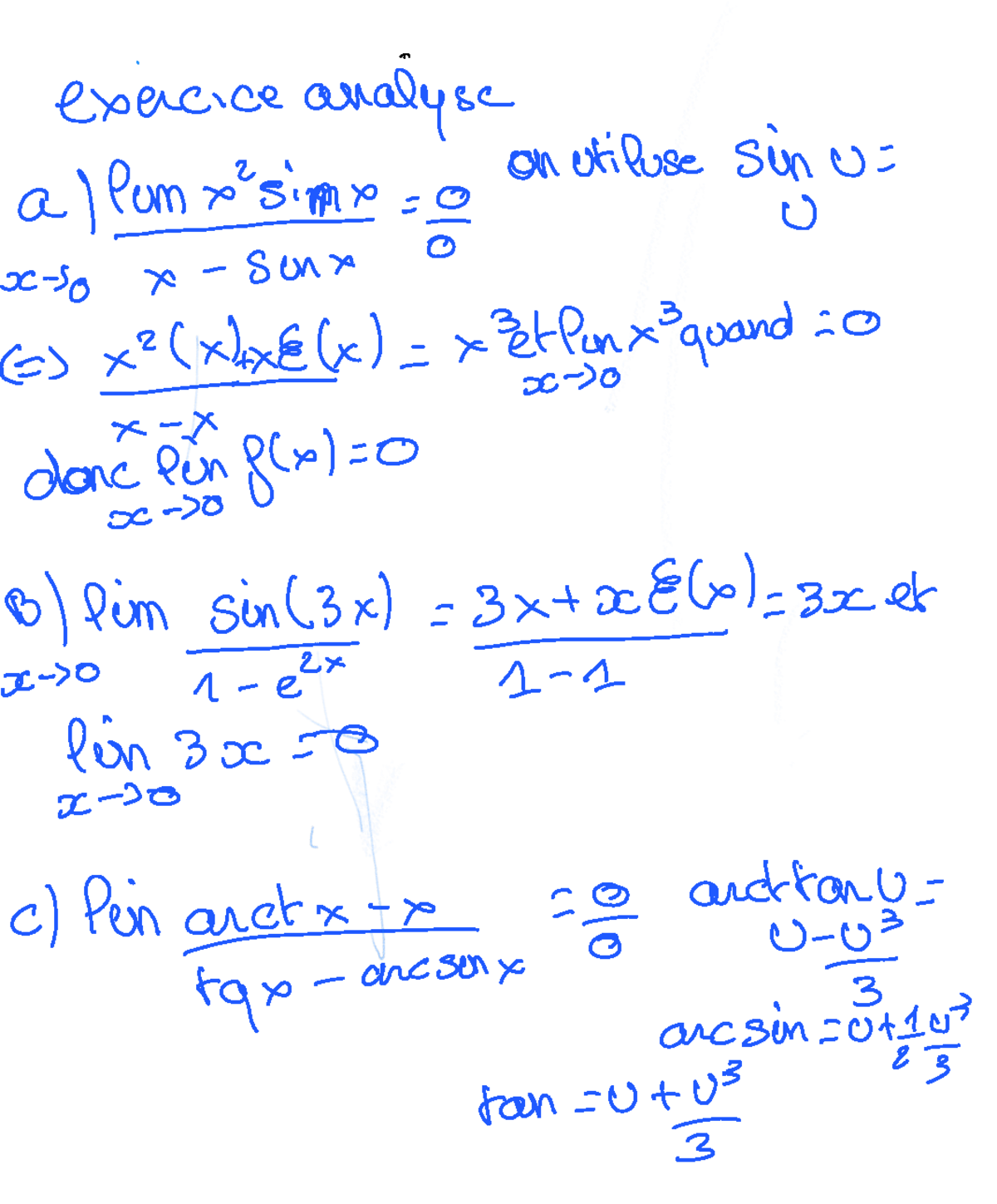 Analyse - MATH Mathématiques - Studocu