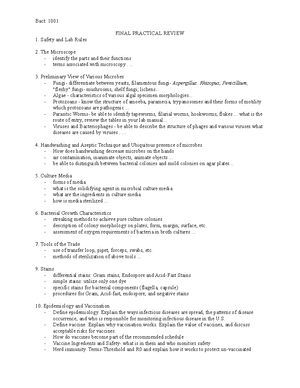 Microbiology Laboratory Rules and Requirements - BEFORE lab, print and ...