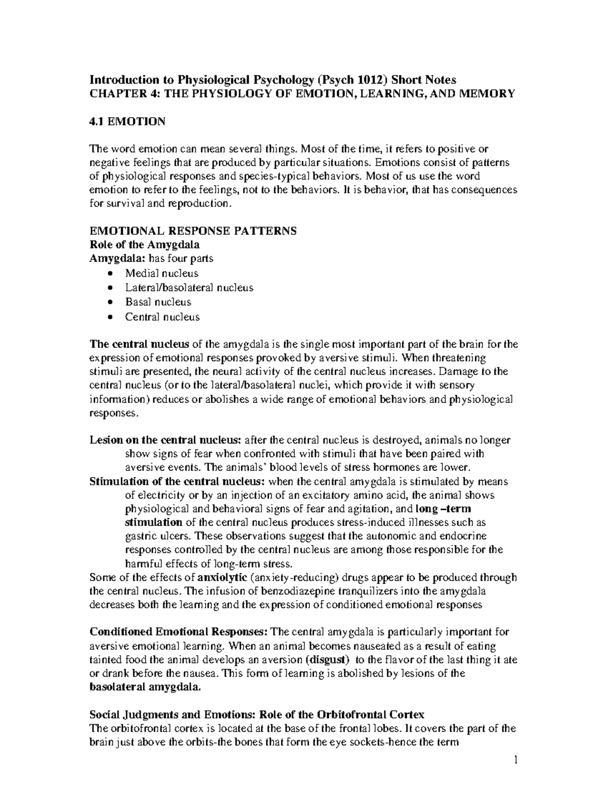 Introduction to physiological psychology CH 4,5,6 3 - Introduction to ...